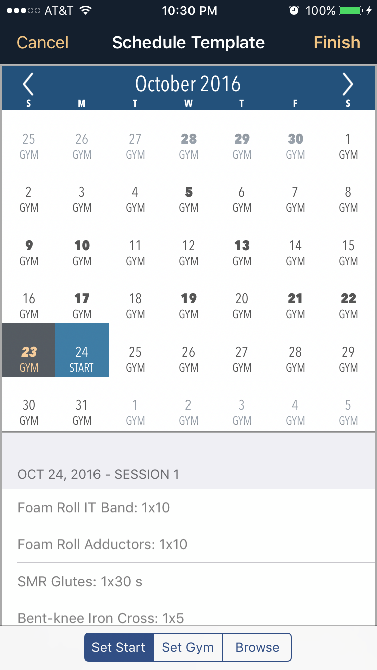 Schedule a Template | StrengthMark Help Center